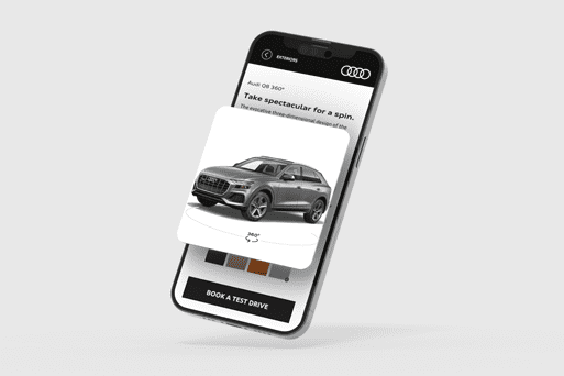 Audi Interactive 360 View for Audi Q8 Model - Brand Engage